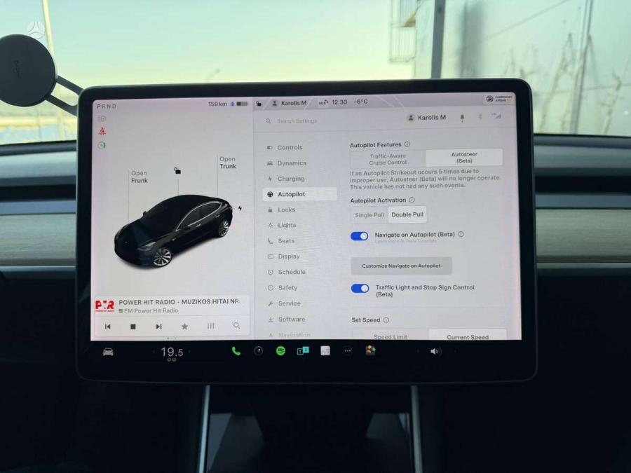Melns Tesla Model 3 2019 Viļņa, ar dzinēja tilpumu 0.00 L un nobraukumu 174 tūkst. km par 18900 €, foto 22 vietnē AUTOMOTO.COM.LV