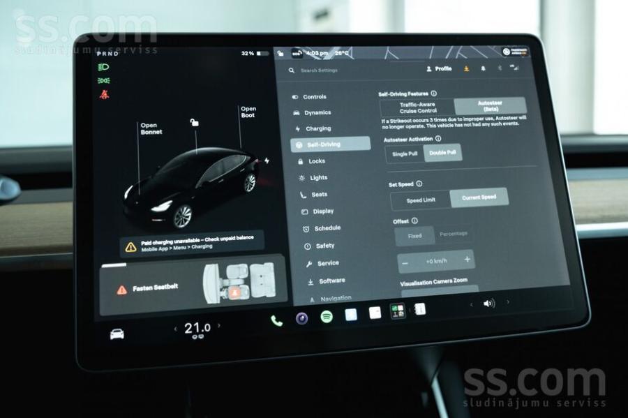 Melns Tesla Model 3 2019 Rīga, ar dzinēja tilpumu 0.00 L un nobraukumu 139 tūkst. km par 22900 €, foto 18 vietnē AUTOMOTO.COM.LV