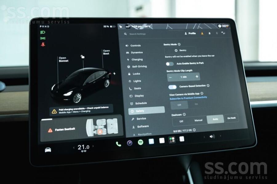 Melns Tesla Model 3 2019 Rīga, ar dzinēja tilpumu 0.00 L un nobraukumu 139 tūkst. km par 22900 €, foto 21 vietnē AUTOMOTO.COM.LV