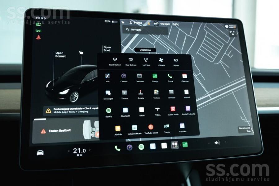 Melns Tesla Model 3 2019 Rīga, ar dzinēja tilpumu 0.00 L un nobraukumu 139 tūkst. km par 22900 €, foto 29 vietnē AUTOMOTO.COM.LV