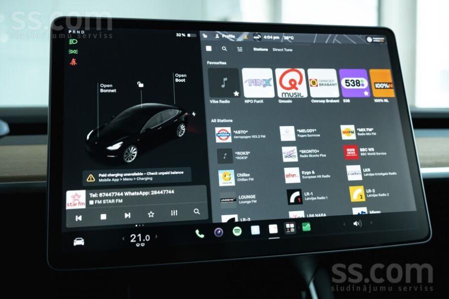 Melns Tesla Model 3 2019 Rīga, ar dzinēja tilpumu 0.00 L un nobraukumu 139 tūkst. km par 22900 €, foto 30 vietnē AUTOMOTO.COM.LV
