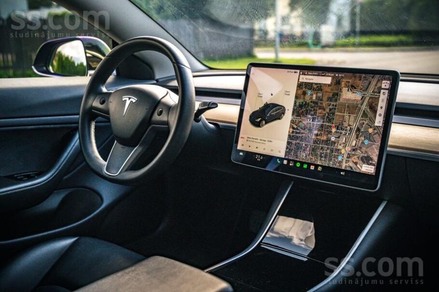Melns Tesla Model 3 2020 Rīga, ar dzinēja tilpumu 0.00 L un nobraukumu 138 tūkst. km par 23990 €, foto 13 vietnē AUTOMOTO.COM.LV