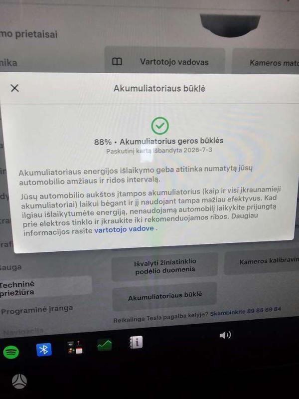 Black Tesla Model 3 2021 in Vilnius, with an engine capacity of 0.00 L and mileage of 247 thousand km for 15200 €, photo 10 on AUTOMOTO.COM.LV
