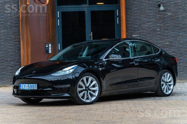 Melns Tesla Model 3 2019 Rīga, ar dzinēja tilpumu 0.00 L un nobraukumu 87 tūkst. km par 23990 €, foto 2 vietnē AUTOMOTO.COM.LV
