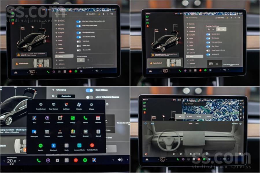 Черный Тесла Модель 3 2019 в Рига, объемом двигателя 0.00 л и пробегом 87 тыс. км за 23990 €, фото 28 на AUTOMOTO.COM.LV