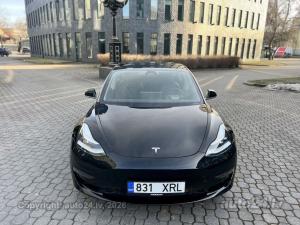 Black Tesla Model 3 2019 in Tallinn, with an engine capacity of 0.00 L and mileage of 106 thousand km for 23999 €, photo 5 on AUTOMOTO.COM.LV