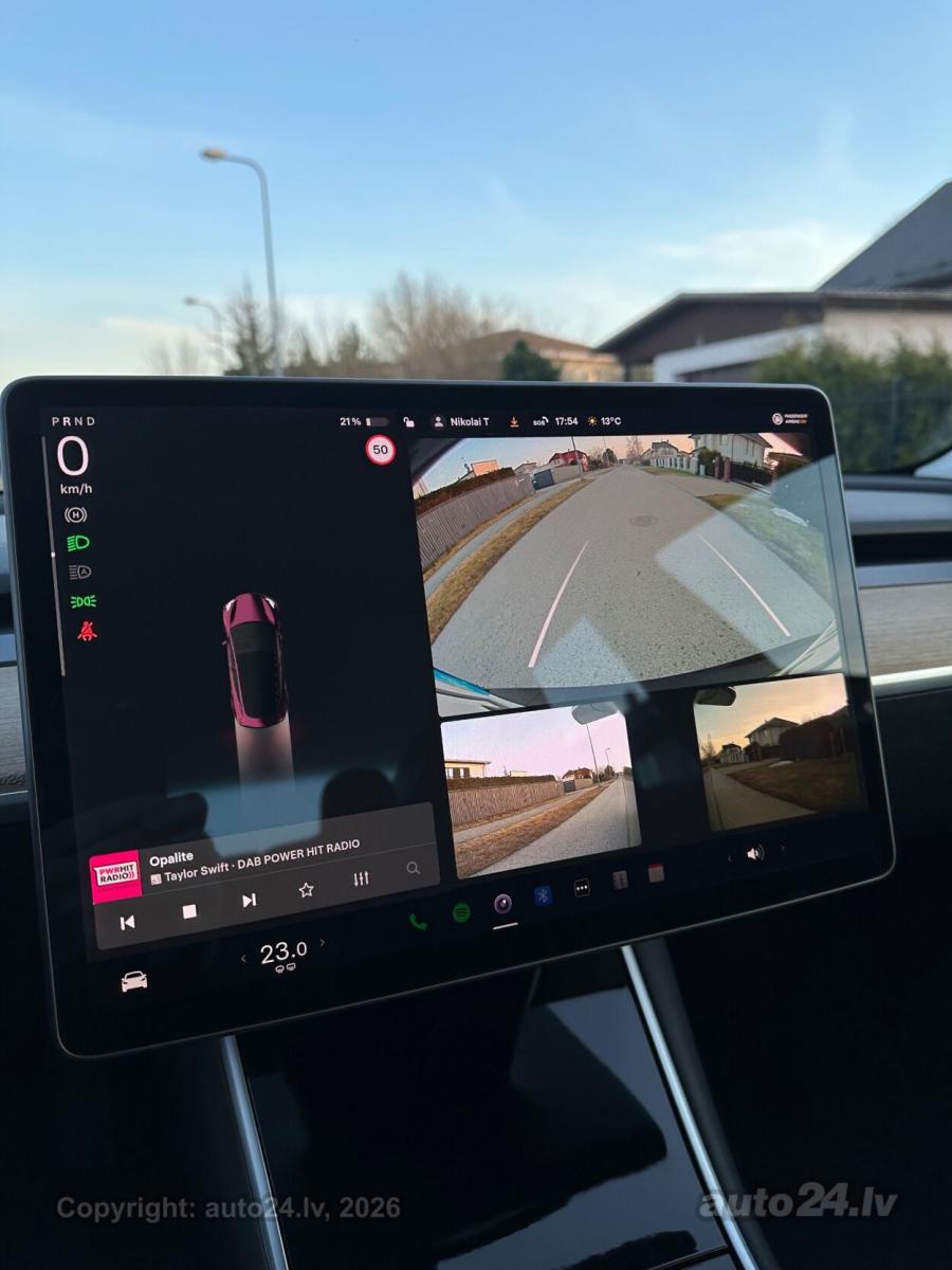 Melns Tesla Model 3 2019 Tallina, ar dzinēja tilpumu 0.00 L un nobraukumu 160 tūkst. km par 20900 €, foto 19 vietnē AUTOMOTO.COM.LV