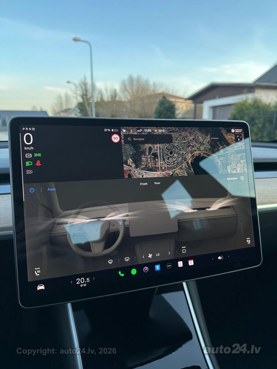 Melns Tesla Model 3 2019 Tallina, ar dzinēja tilpumu 0.00 L un nobraukumu 160 tūkst. km par 20900 €, foto 22 vietnē AUTOMOTO.COM.LV