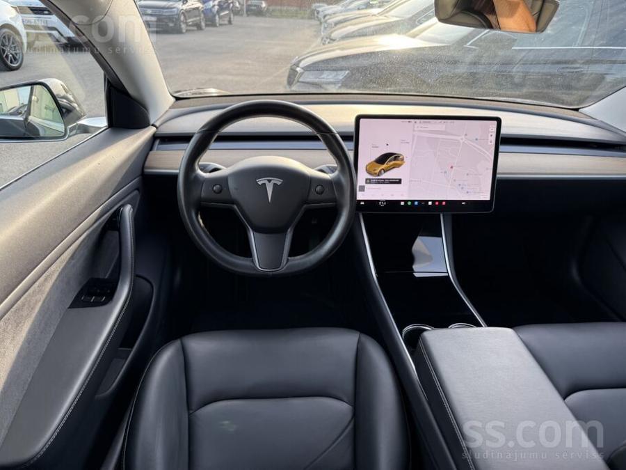 Black Tesla Model 3 2019 in Jelgava, with an engine capacity of 0.00 L and mileage of 0 thousand km for 17750 €, photo 10 on AUTOMOTO.COM.LV