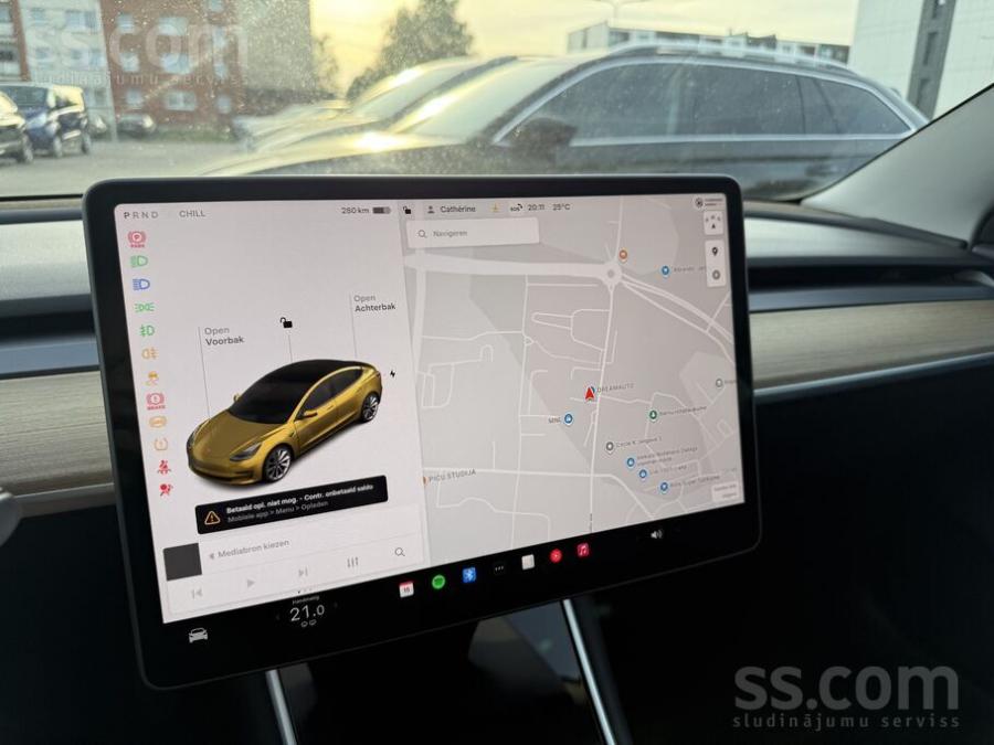Black Tesla Model 3 2019 in Jelgava, with an engine capacity of 0.00 L and mileage of 0 thousand km for 17750 €, photo 18 on AUTOMOTO.COM.LV