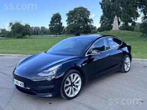 Black Tesla Model 3 2019 in Riga, with an engine capacity of 0.00 L and mileage of 0 thousand km for 18250 €, photo  on AUTOMOTO.COM.LV