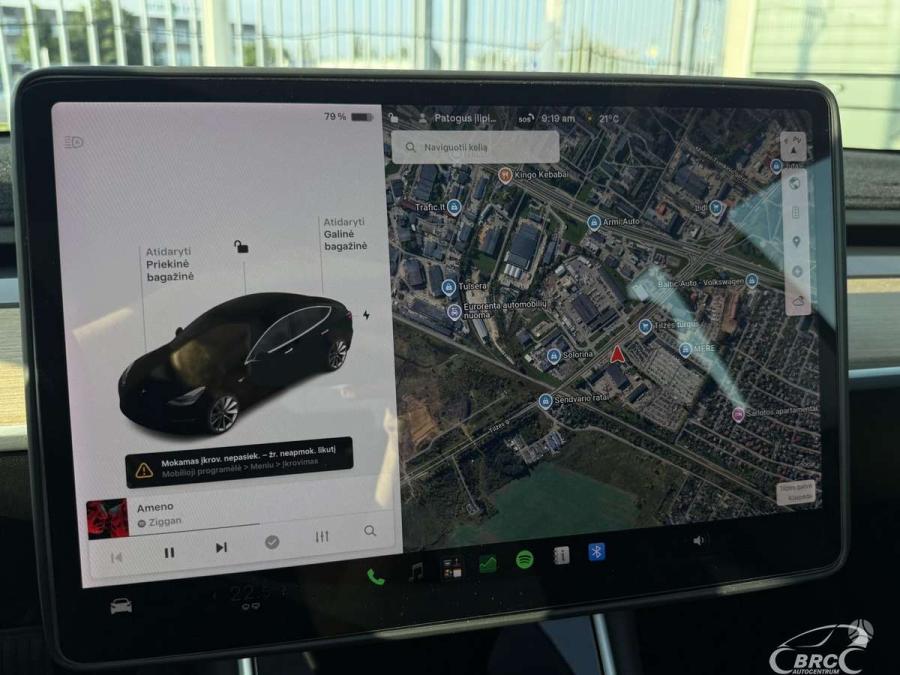 Black Tesla Model 3 2019 in Klaipeda, with an engine capacity of 0.00 L and mileage of 132 thousand km for 21900 €, photo 22 on AUTOMOTO.COM.LV