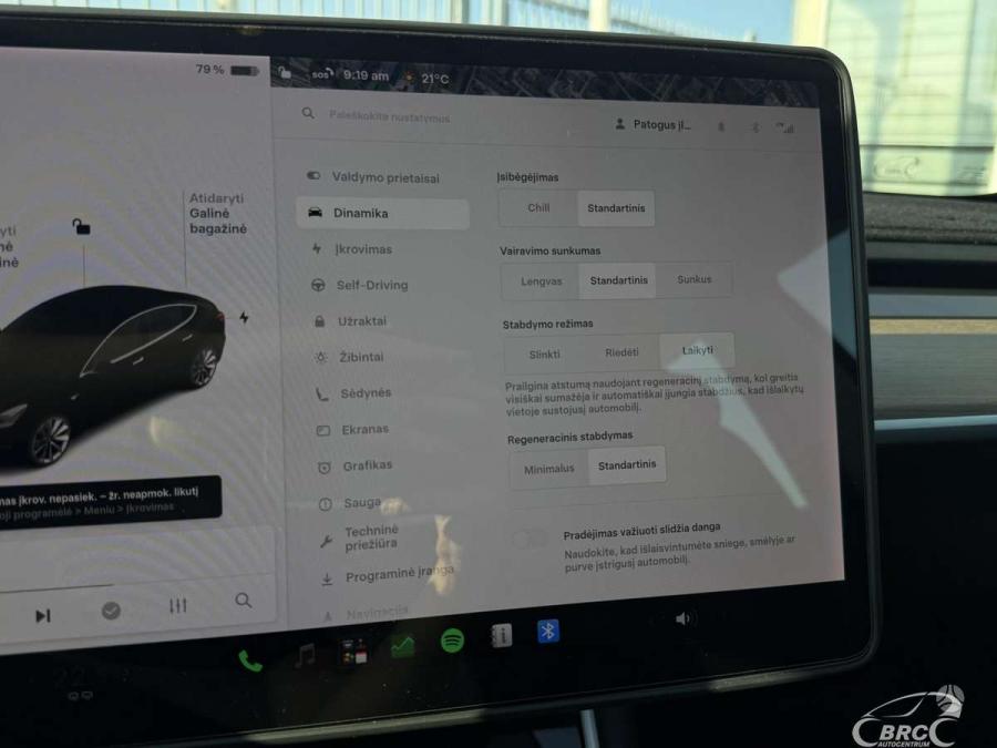 Black Tesla Model 3 2019 in Klaipeda, with an engine capacity of 0.00 L and mileage of 132 thousand km for 21900 €, photo 25 on AUTOMOTO.COM.LV
