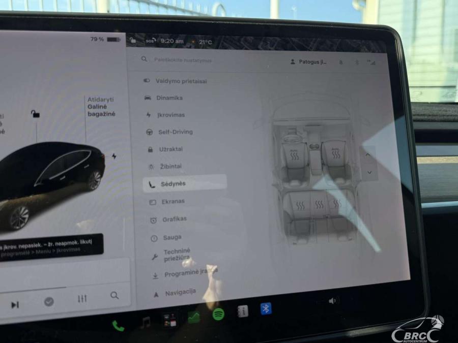 Black Tesla Model 3 2019 in Klaipeda, with an engine capacity of 0.00 L and mileage of 132 thousand km for 21900 €, photo 28 on AUTOMOTO.COM.LV