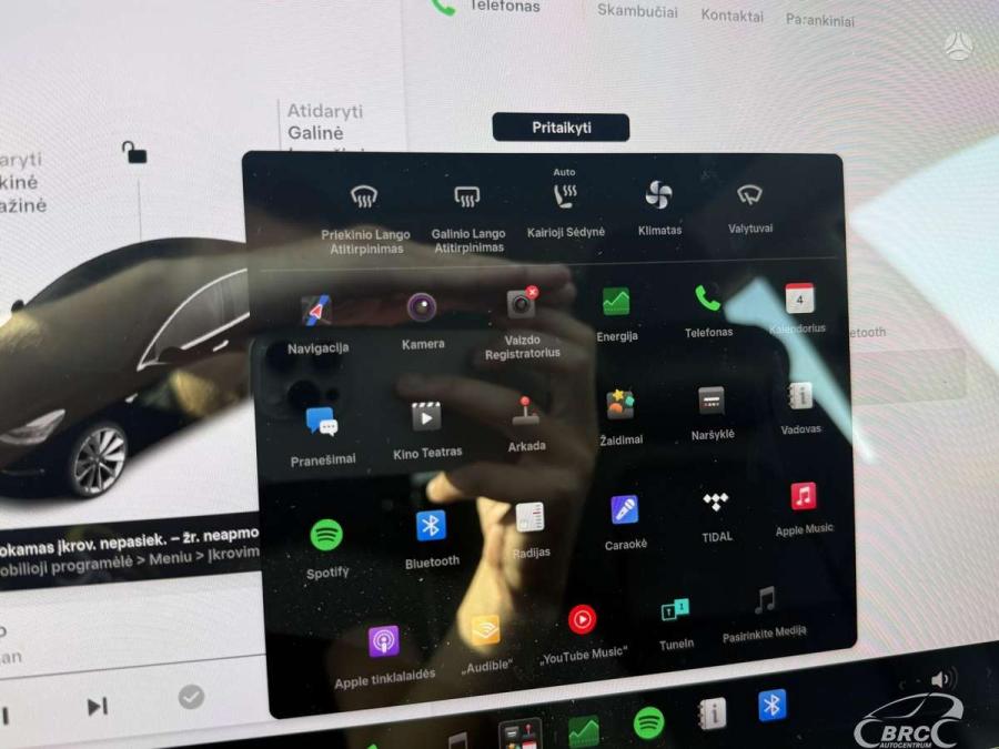 Black Tesla Model 3 2019 in Klaipeda, with an engine capacity of 0.00 L and mileage of 132 thousand km for 21900 €, photo 30 on AUTOMOTO.COM.LV