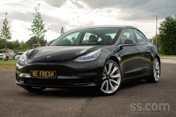 Melns Tesla Model 3 2019 Jelgava, ar dzinēja tilpumu 0.00 L un nobraukumu 175 tūkst. km par 17250 €, foto 3 vietnē AUTOMOTO.COM.LV