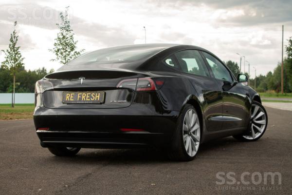 Melns Tesla Model 3 2019 Jelgava, ar dzinēja tilpumu 0.00 L un nobraukumu 175 tūkst. km par 17250 €, foto 6 vietnē AUTOMOTO.COM.LV
