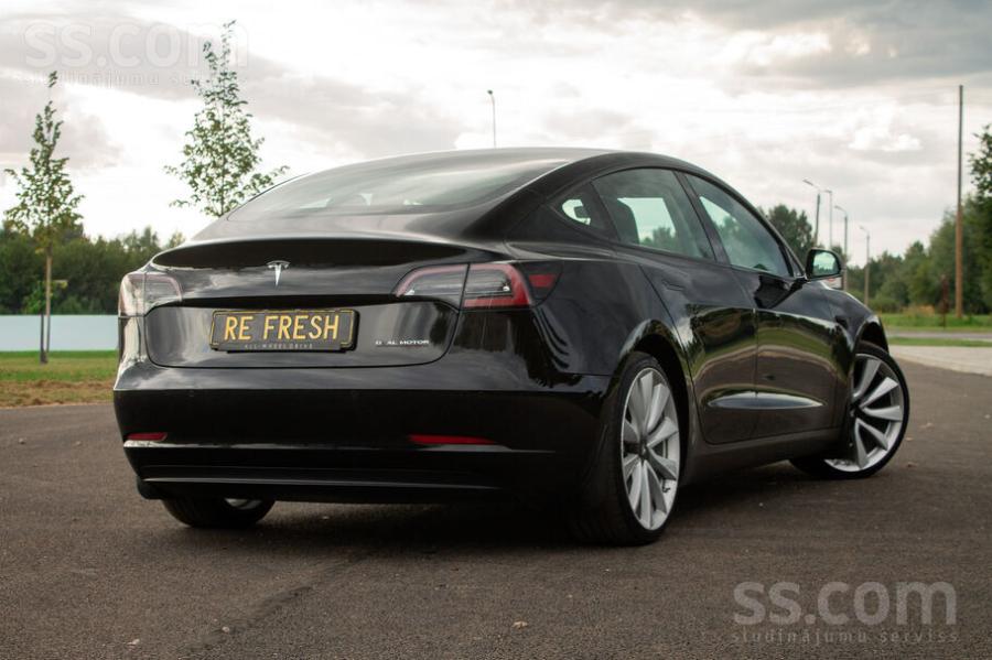 Melns Tesla Model 3 2019 Jelgava, ar dzinēja tilpumu 0.00 L un nobraukumu 175 tūkst. km par 17250 €, foto 7 vietnē AUTOMOTO.COM.LV