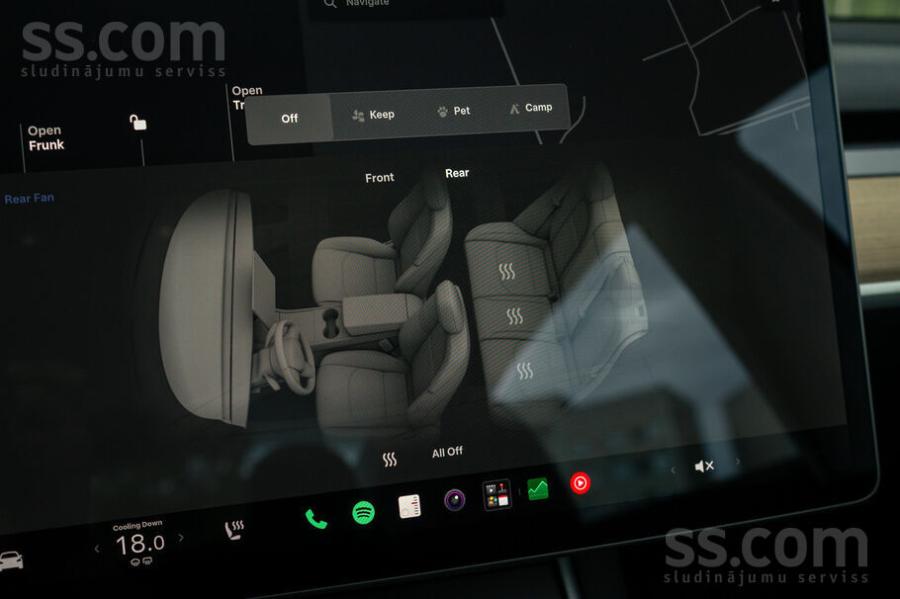 Melns Tesla Model 3 2019 Jelgava, ar dzinēja tilpumu 0.00 L un nobraukumu 175 tūkst. km par 17250 €, foto 16 vietnē AUTOMOTO.COM.LV