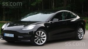 Черный Тесла Модель 3 2019 в Рига, объемом двигателя 0.00 л и пробегом 166 тыс. км за 17150 €, фото 1 на AUTOMOTO.COM.LV