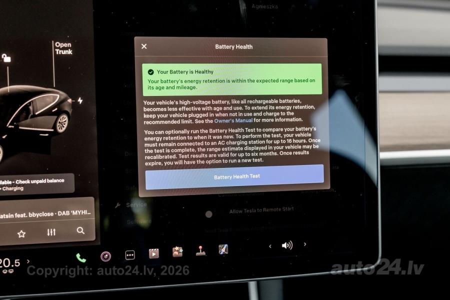 Melns Tesla Model 3 2019 Tallina, ar dzinēja tilpumu 0.00 L un nobraukumu 176 tūkst. km par 19500 €, foto 29 vietnē AUTOMOTO.COM.LV