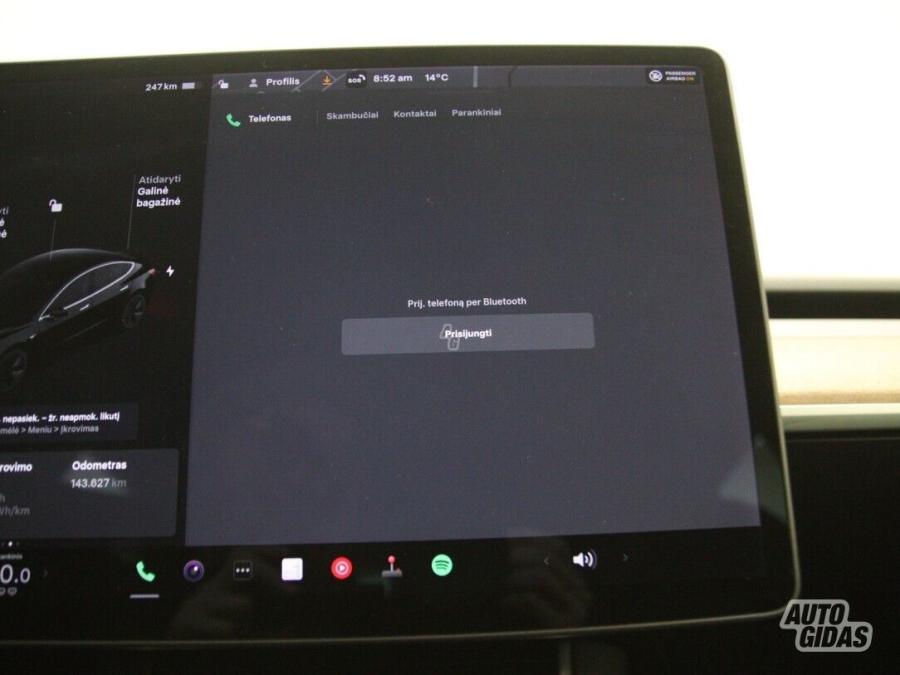 Melns Tesla Model 3 2020 Viļņa, ar dzinēja tilpumu 0.00 L un nobraukumu 144 tūkst. km par 18999 €, foto 23 vietnē AUTOMOTO.COM.LV