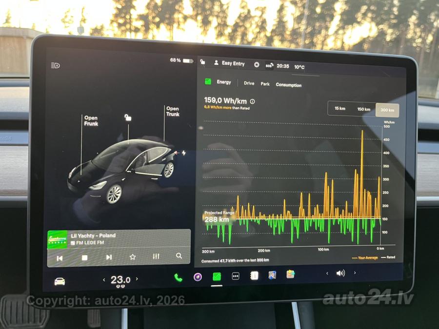 Черный Тесла Модель 3 2020 в Таллин, объемом двигателя 0.00 л и пробегом 157 тыс. км за 23400 €, фото 12 на AUTOMOTO.COM.LV