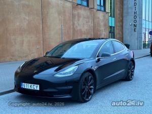Melns Tesla Model 3 2020 Tallina, ar dzinēja tilpumu 0.00 L un nobraukumu 125 tūkst. km par 23300 €, foto  vietnē AUTOMOTO.COM.LV