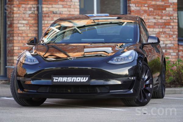 Черный Тесла Модель 3 2021 в Рига, объемом двигателя 0.00 л и пробегом 86 тыс. км за 28990 €, фото 4 на AUTOMOTO.COM.LV