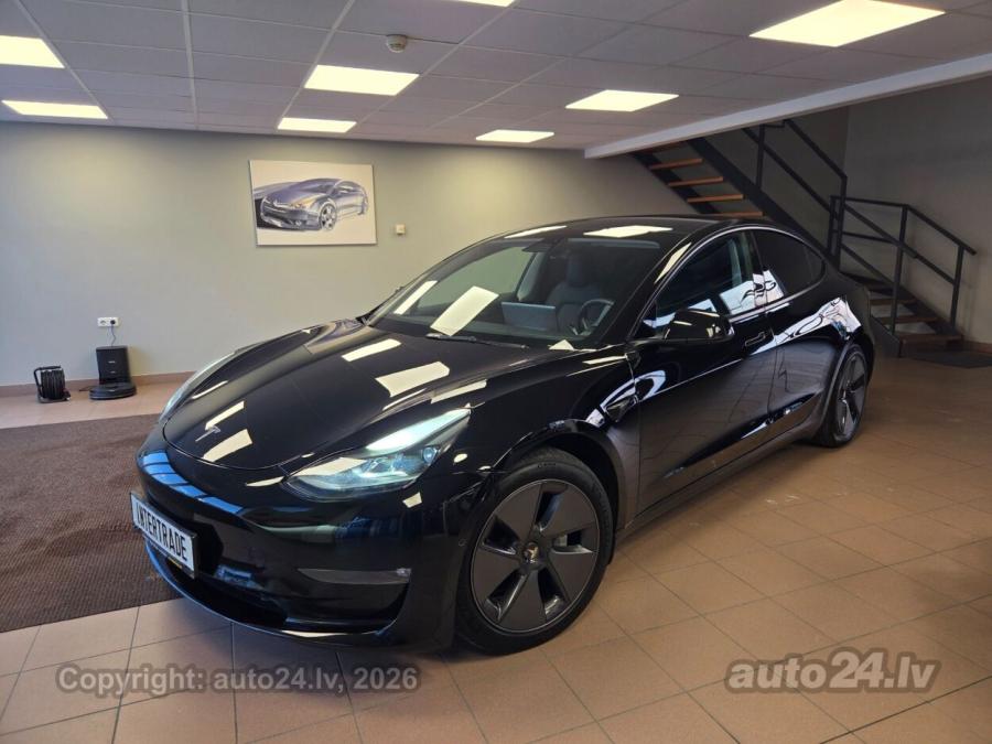 Black Tesla Model 3 2021 in Tartu, with an engine capacity of 0.00 L and mileage of 161 thousand km for 24499 €, photo 1 on AUTOMOTO.COM.LV