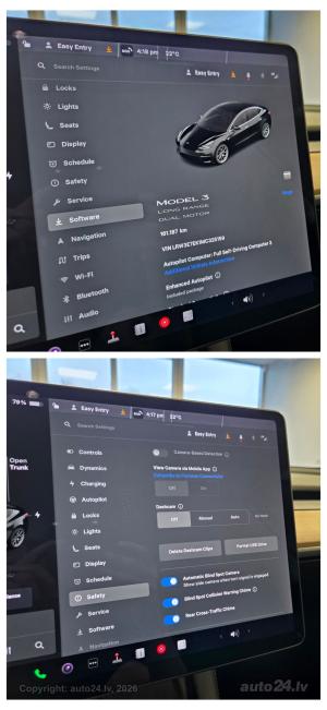 Black Tesla Model 3 2021 in Tartu, with an engine capacity of 0.00 L and mileage of 161 thousand km for 24499 €, photo 12 on AUTOMOTO.COM.LV