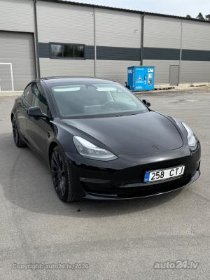 Black Tesla Model 3 2021 in Tallinn, with an engine capacity of 0.00 L and mileage of 65 thousand km for 29500 €, photo 6 on AUTOMOTO.COM.LV