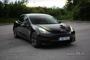 Melns Tesla Model 3 2021 Pērnava, ar dzinēja tilpumu 0.00 L un nobraukumu 109 tūkst. km par 24990 €, foto  vietnē AUTOMOTO.COM.LV