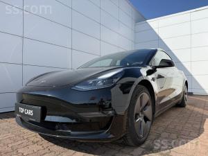 Black Tesla Model 3 2021 in Riga, with an engine capacity of 0.00 L and mileage of 60 thousand km for 27500 €, photo 3 on AUTOMOTO.COM.LV