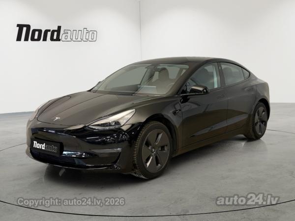 Melns Tesla Model 3 2021 Tallina, ar dzinēja tilpumu 0.00 L un nobraukumu 98 tūkst. km par 28900 €, foto 1 vietnē AUTOMOTO.COM.LV