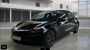 Черный Тесла Модель 3 2021 в Рига, объемом двигателя 0.00 л и пробегом 53 тыс. км за 26250 €, фото  на AUTOMOTO.COM.LV