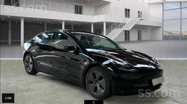 Melns Tesla Model 3 2021 Rīga, ar dzinēja tilpumu 0.00 L un nobraukumu 53 tūkst. km par 26250 €, foto 3 vietnē AUTOMOTO.COM.LV