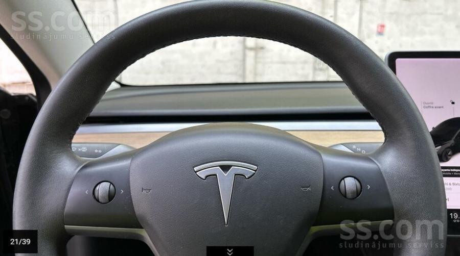 Melns Tesla Model 3 2021 Rīga, ar dzinēja tilpumu 0.00 L un nobraukumu 53 tūkst. km par 26250 €, foto 7 vietnē AUTOMOTO.COM.LV