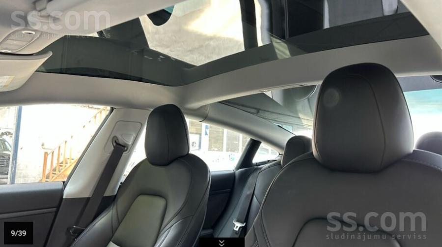 Melns Tesla Model 3 2021 Rīga, ar dzinēja tilpumu 0.00 L un nobraukumu 53 tūkst. km par 26250 €, foto 11 vietnē AUTOMOTO.COM.LV