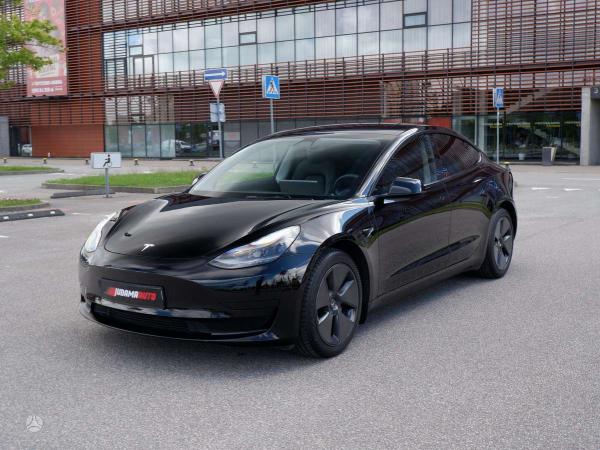 Black Tesla Model 3 2021 in Klaipeda, with an engine capacity of 0.00 L and mileage of 93 thousand km for 21200 €, photo 3 on AUTOMOTO.COM.LV