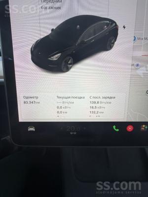 Черный Тесла Модель 3 2021 в Рига, объемом двигателя 0.00 л и пробегом 83 тыс. км за 26800 €, фото 12 на AUTOMOTO.COM.LV