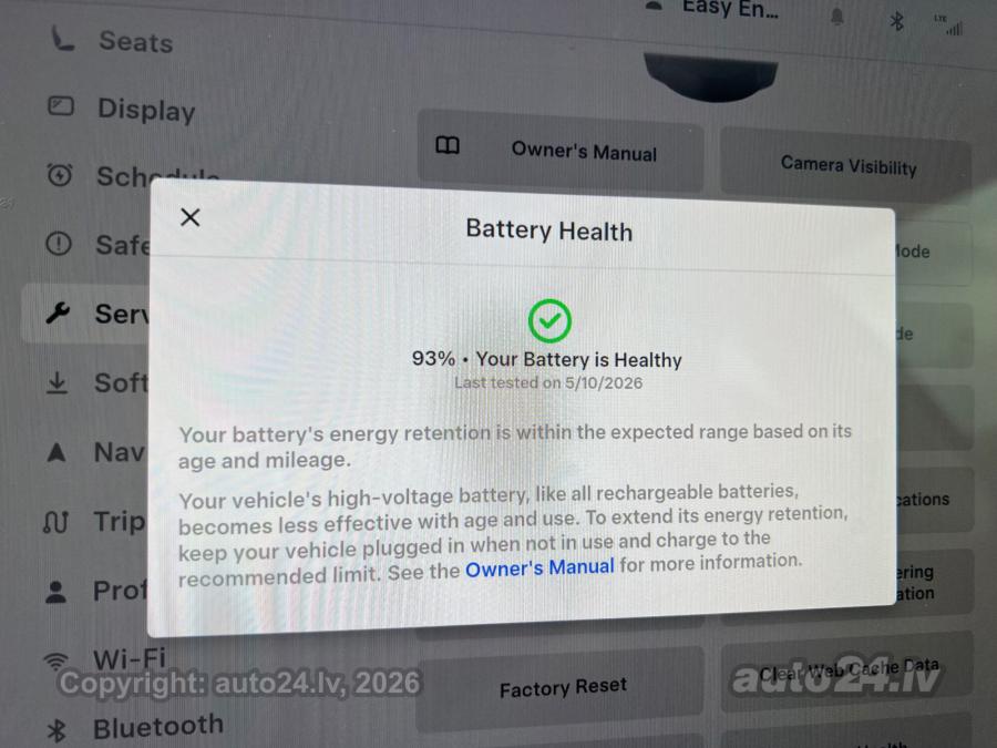 Black Tesla Model 3 2022 in Tallinn, with an engine capacity of 0.00 L and mileage of 144 thousand km for 30990 €, photo 28 on AUTOMOTO.COM.LV