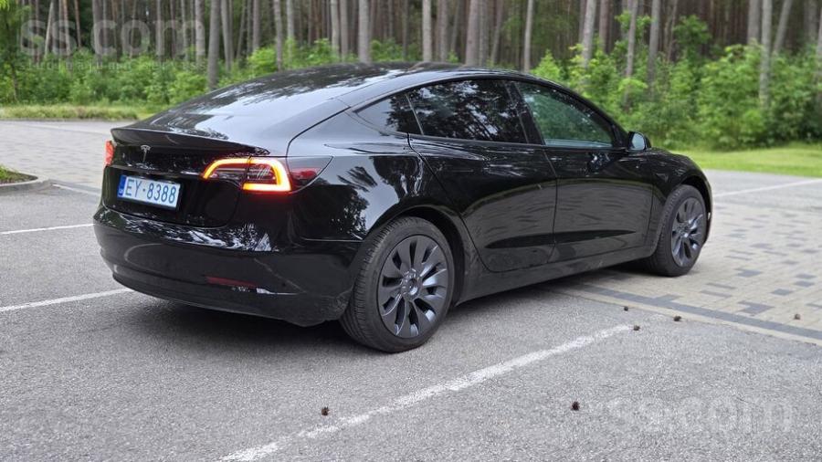 Melns Tesla Model 3 2022 Jūrmala, ar dzinēja tilpumu 0.00 L un nobraukumu 50 tūkst. km par 27500 €, foto 7 vietnē AUTOMOTO.COM.LV