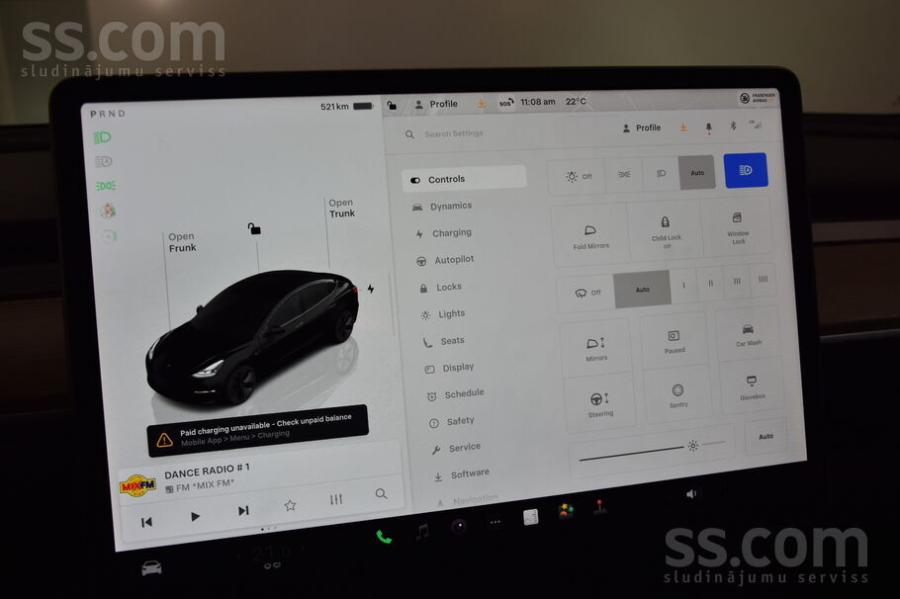 Melns Tesla Model 3 2022 Rīga, ar dzinēja tilpumu 0.00 L un nobraukumu 106 tūkst. km par 29990 €, foto 19 vietnē AUTOMOTO.COM.LV