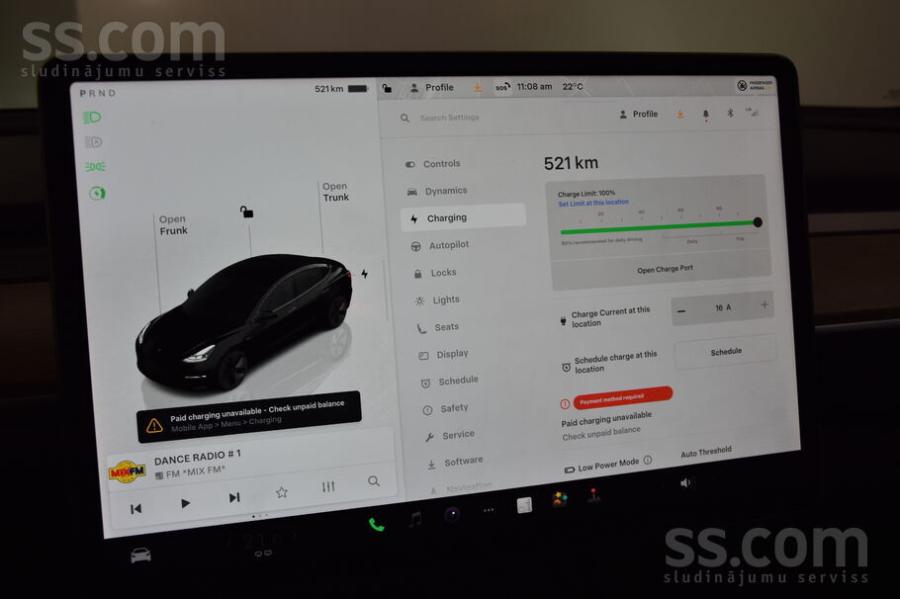 Melns Tesla Model 3 2022 Rīga, ar dzinēja tilpumu 0.00 L un nobraukumu 106 tūkst. km par 29990 €, foto 20 vietnē AUTOMOTO.COM.LV