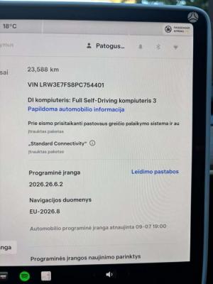 Melns Tesla Model 3 2023 Kauņa, ar dzinēja tilpumu 0.00 L un nobraukumu 24 tūkst. km par 26000 €, foto 14 vietnē AUTOMOTO.COM.LV