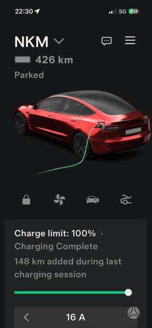 Melns Tesla Model 3 2023 Kauņa, ar dzinēja tilpumu 0.00 L un nobraukumu 24 tūkst. km par 26000 €, foto 16 vietnē AUTOMOTO.COM.LV
