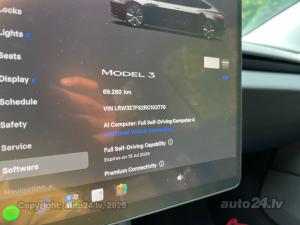 Black Tesla Model 3 2024 in Tallinn, with an engine capacity of 0.00 L and mileage of 70 thousand km for 36400 €, photo 7 on AUTOMOTO.COM.LV