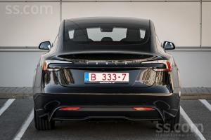 Melns Tesla Model 3 2024 Rīga, ar dzinēja tilpumu 0.00 L un nobraukumu 41 tūkst. km par 42500 €, foto 6 vietnē AUTOMOTO.COM.LV