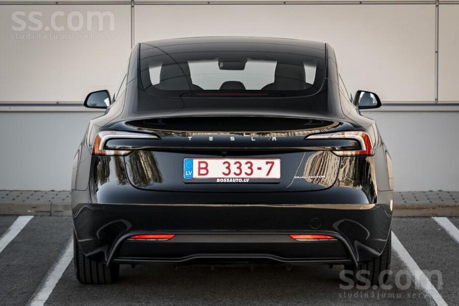 Melns Tesla Model 3 2024 Rīga, ar dzinēja tilpumu 0.00 L un nobraukumu 41 tūkst. km par 42500 €, foto 6 vietnē AUTOMOTO.COM.LV